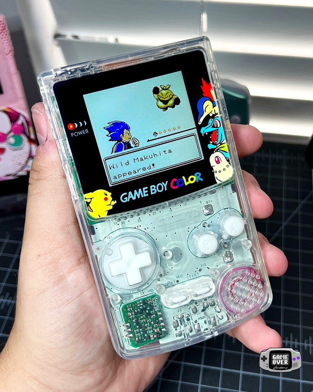 Gameboy Color johto Clear Edition - Etsy