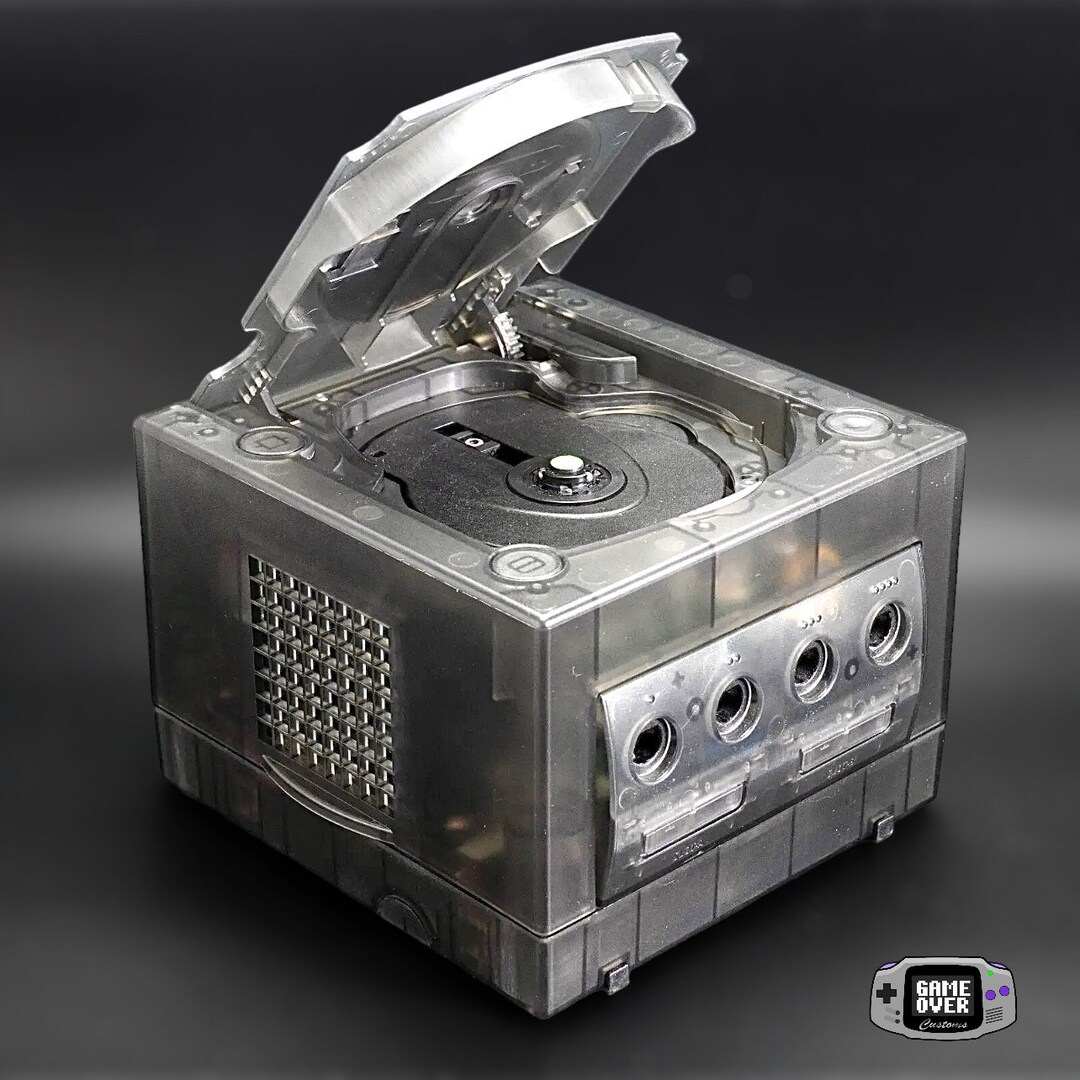 400GB Nintendo Smoke Black Clear Gamecube MODDED - Etsy