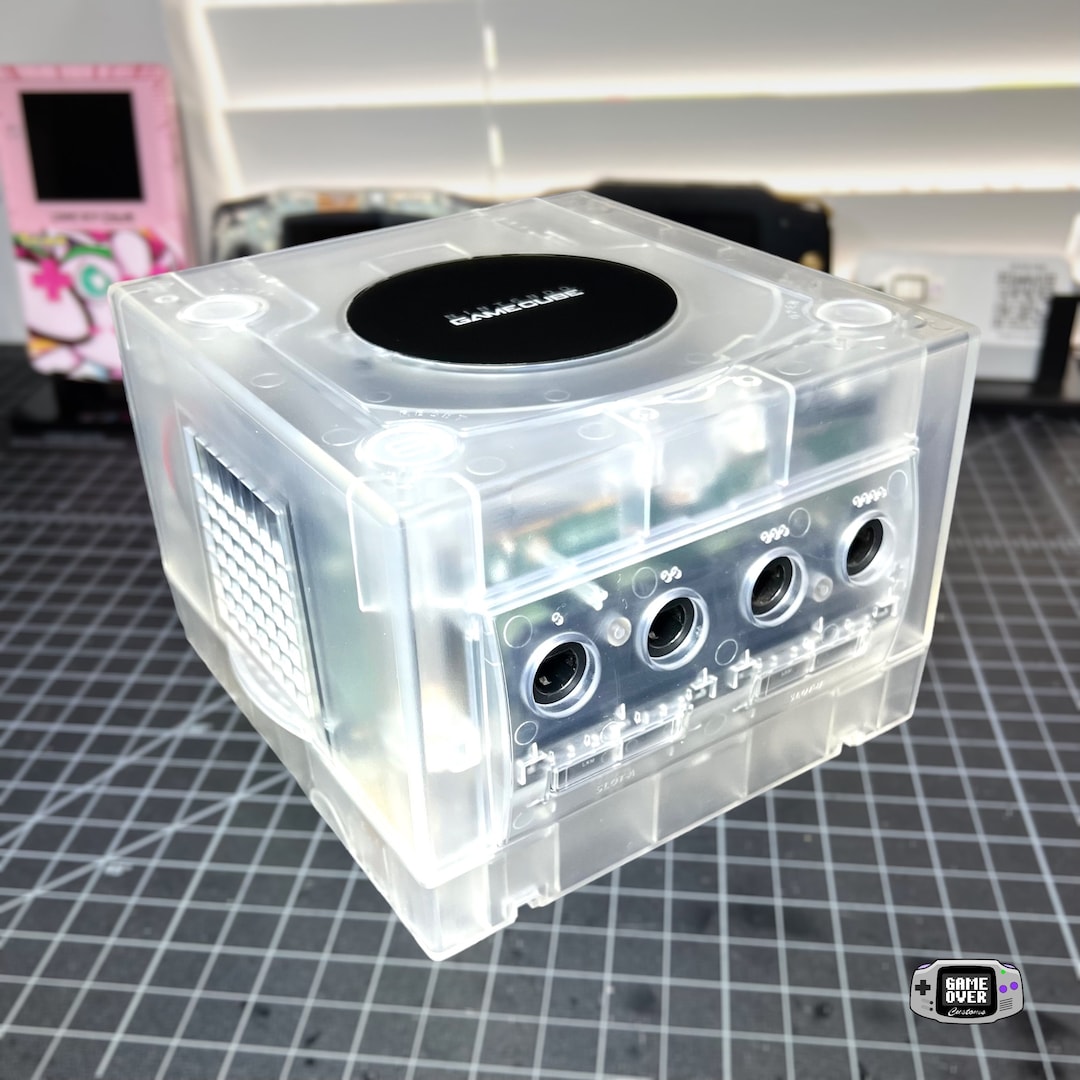 400GB Nintendo Iced Out Clear Gamecube MODDED - Etsy