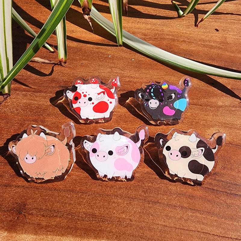 Cow Pin - Etsy