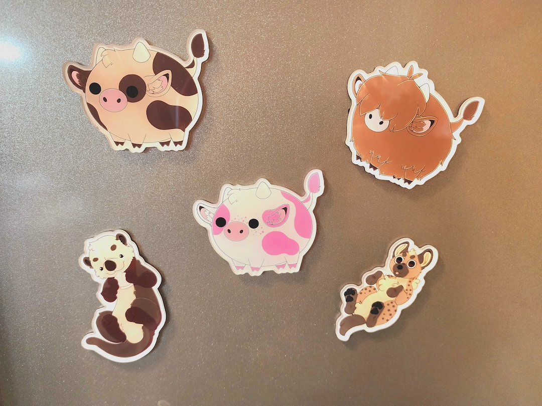 Furry Magnets - Etsy