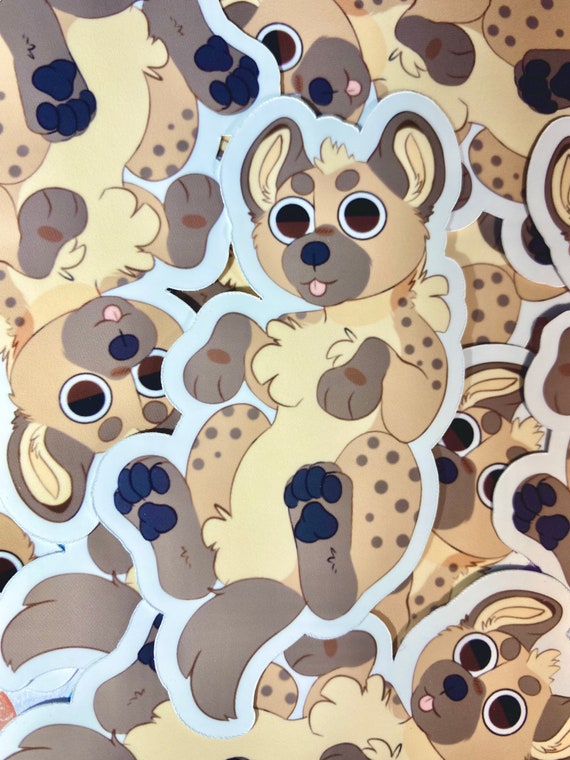 Hyena Sticker | Etsy