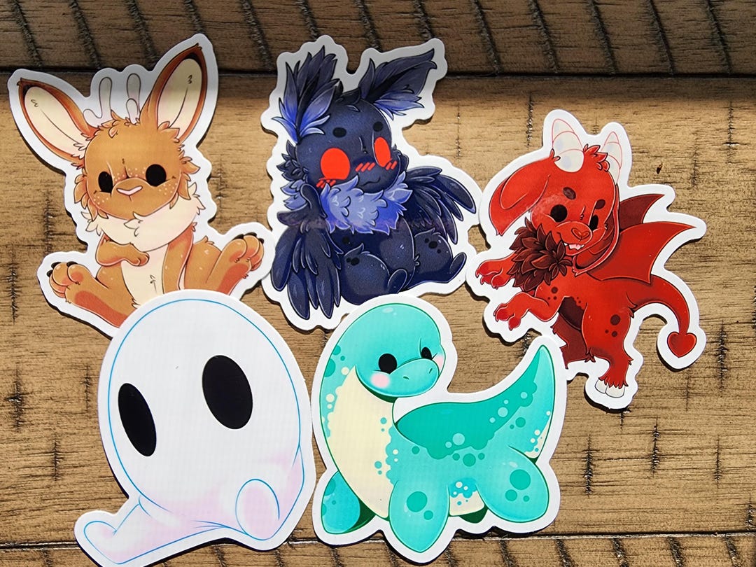 Cryptid Stickers - Etsy