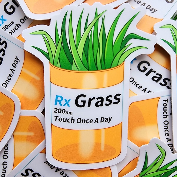 Grass Sticker - Etsy