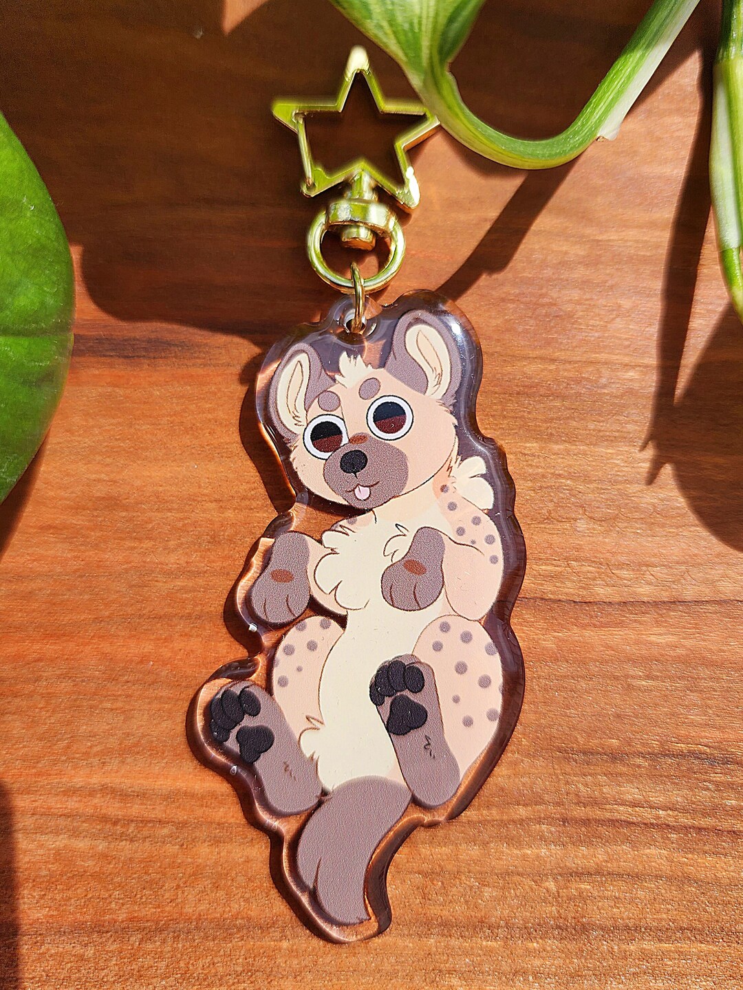 Hyena Acrylic Keychain - Etsy