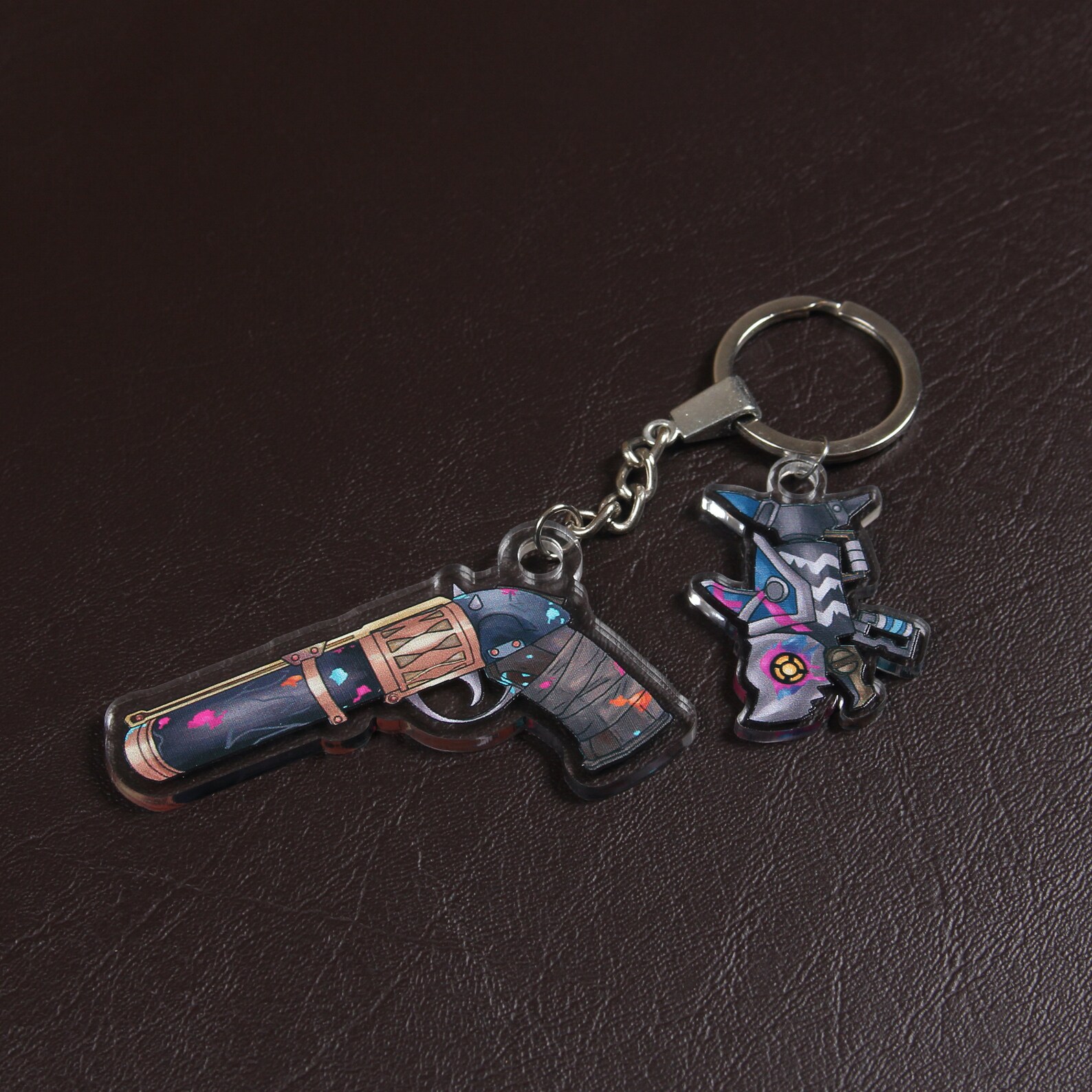 ARCANE Jinx Pistol With VALORANT Buddies Keychain Charm Set - Etsy