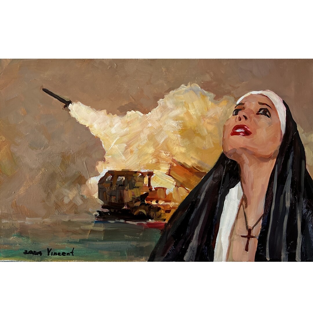 St. HIMARS, 2023, Oil on Canvas, 35 X 55 Cm, Igor Ilinsky VINCENT - Etsy