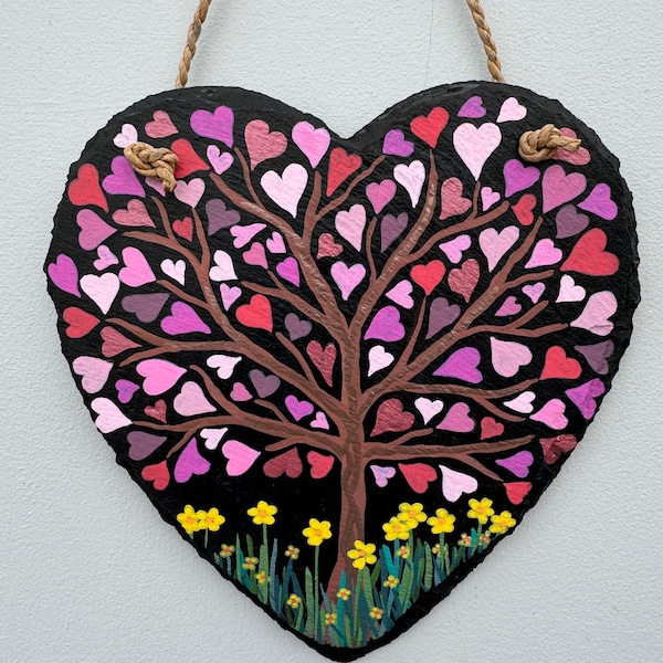 Hand Painted Trees - Etsy