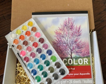 Watercolor Painting Kit - Etsy