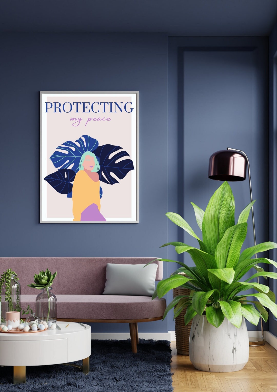 Protecting My Peace, Self Love Positive Affirmation Printable Wall Art ...