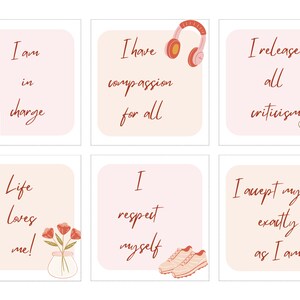 30 Printable Affirmation Cards for Self Love, Self Care. Perfect for ...