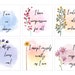 Printable Affirmation Cards for Self Love, Self Care, Floral, Spring - Etsy
