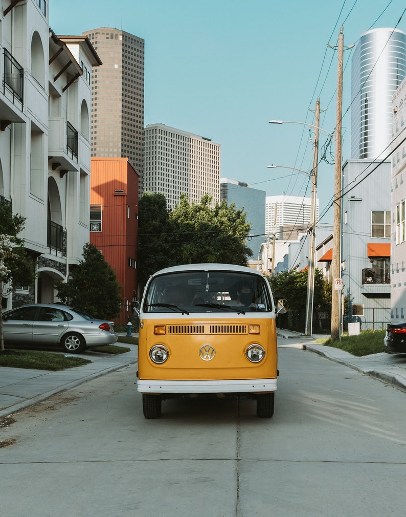 VW Bus Print Decor, Volkswagen Type 2 Poster, Vw Bus Photography Prints ...