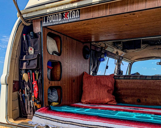 The Bay Bravo VW Bus Camper Leather Storage Organizer for 1968-1979 ...