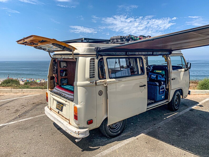 The Bay Bravo VW Bus Camper Leather Storage Organizer for | Etsy