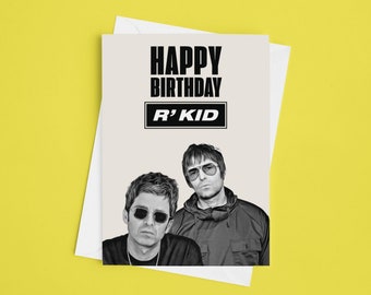Oasis Birthday Card - Etsy UK