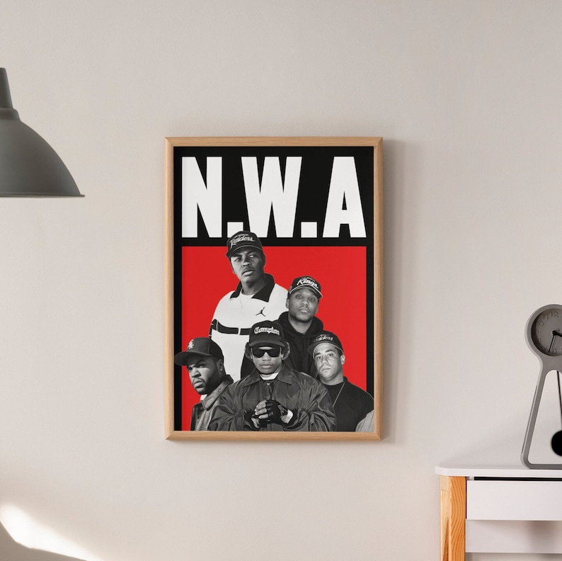 NWA Poster Hip-hop Print Music Gift Wall Art A3 - Etsy UK
