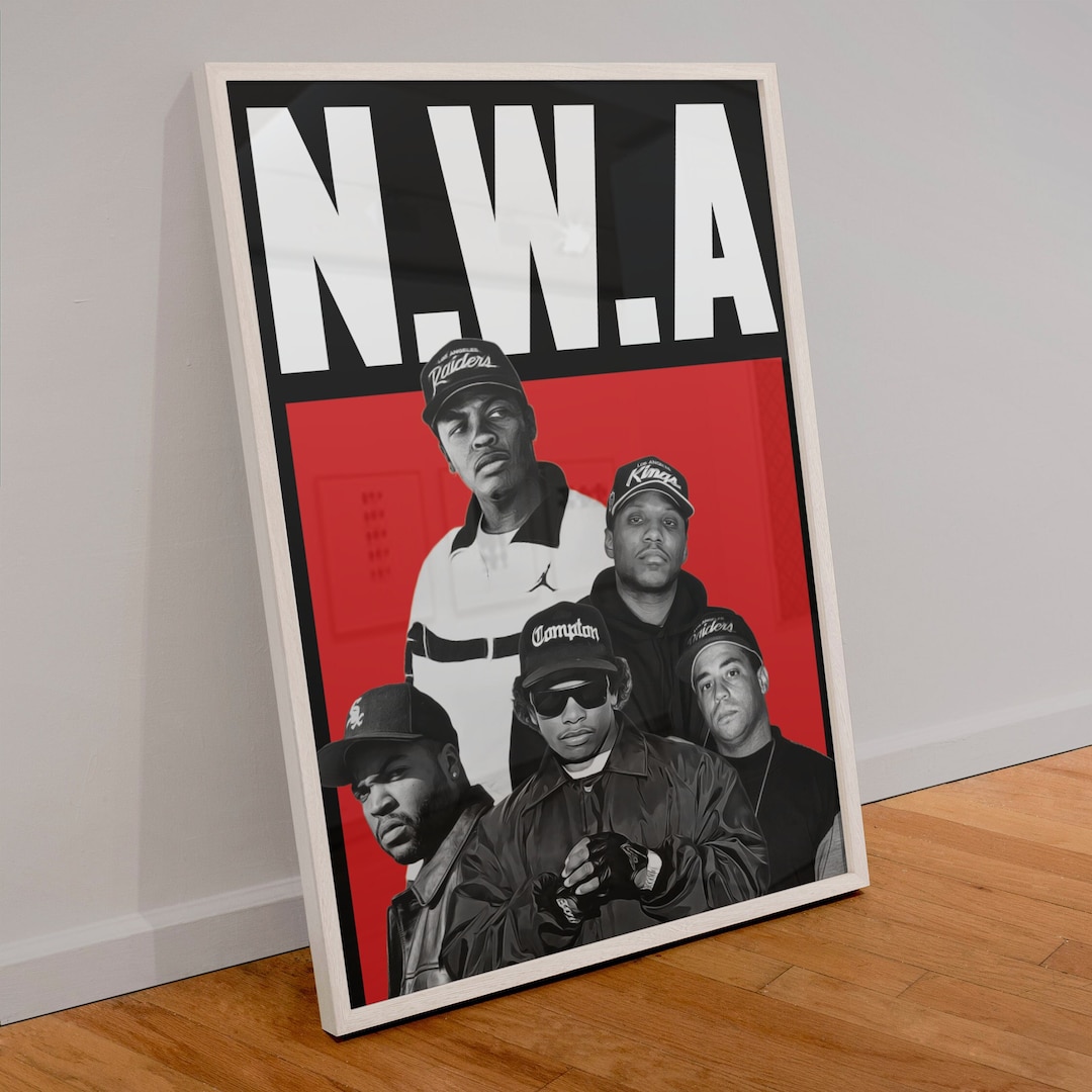 NWA Poster Hip-hop Print Music Gift Wall Art A3 - Etsy UK