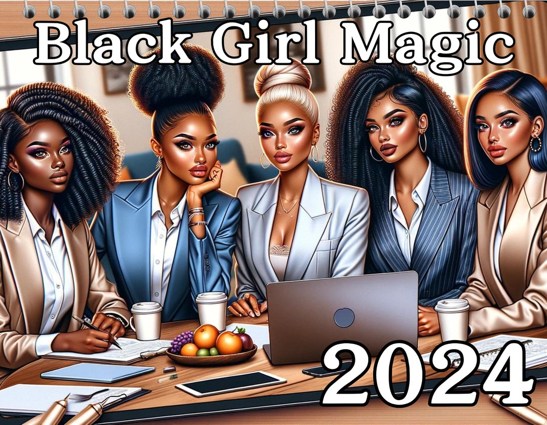 Black Girl Magic Wall Calendar, Desk Calendar, Black Woman, Women - Etsy