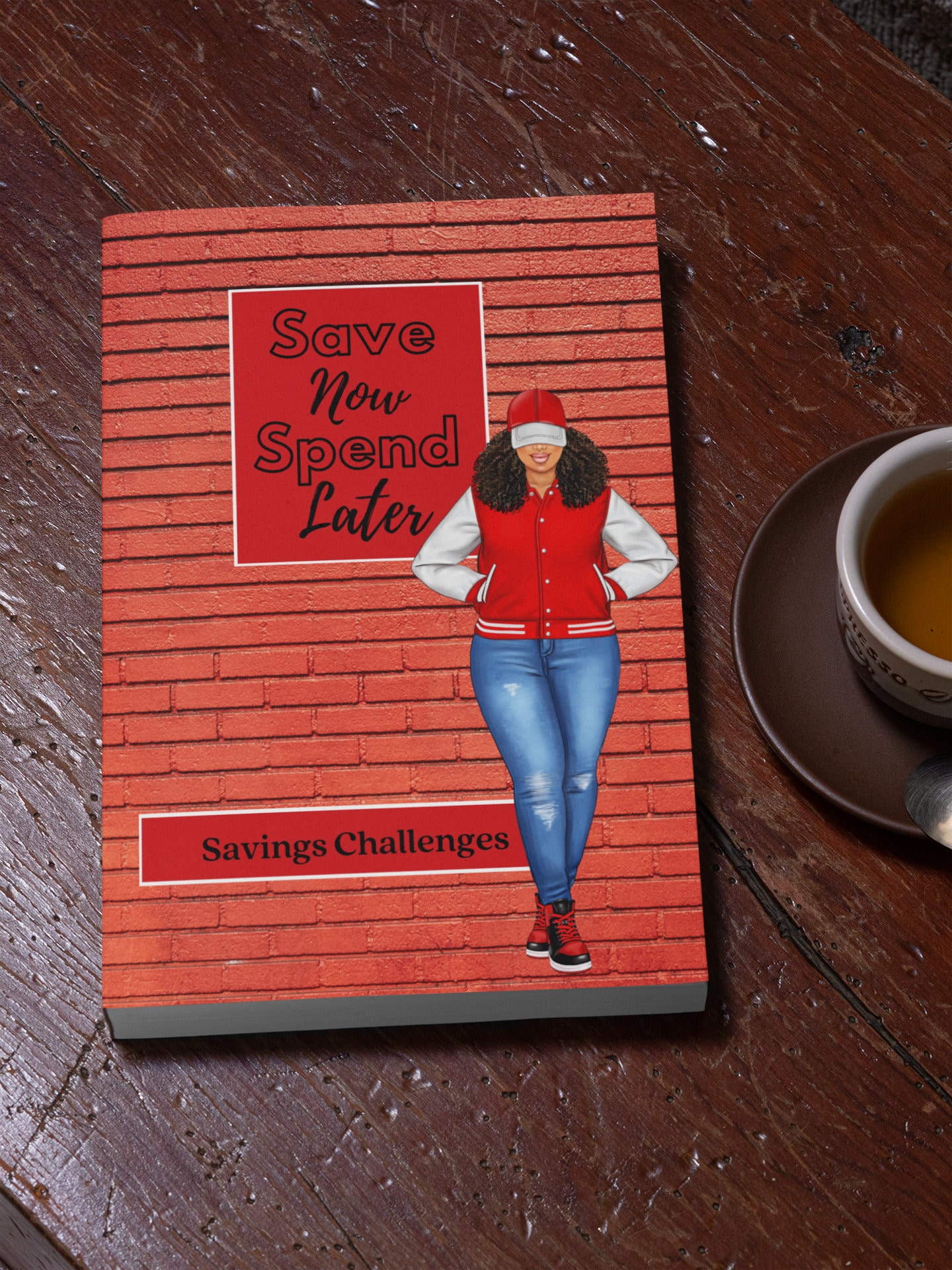 Save Now Spend Later Red Savings Challenge Workbook | Etsy