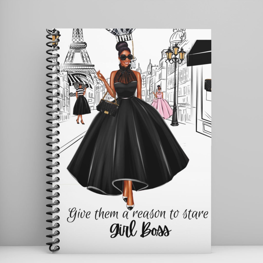 Girl Boss Paris, Spiral Notebook, Boss Lady, Walking Paris, Kee'nicole ...