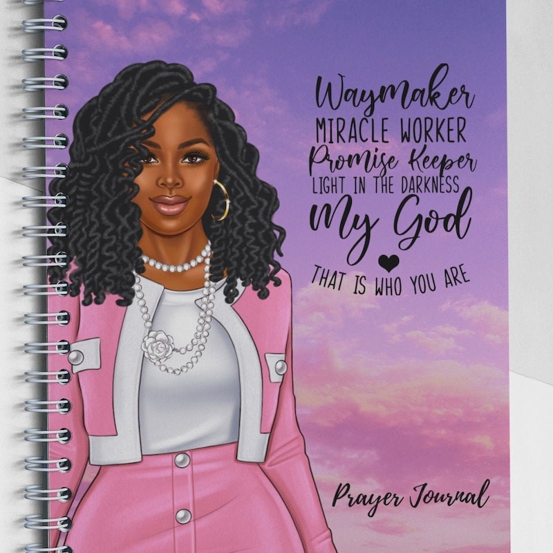 Black Woman Journal - Etsy