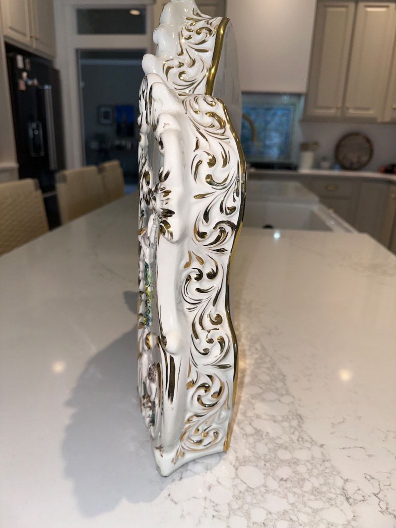 Stunning Hand Painted Italian Porcelain Figurine - Etsy