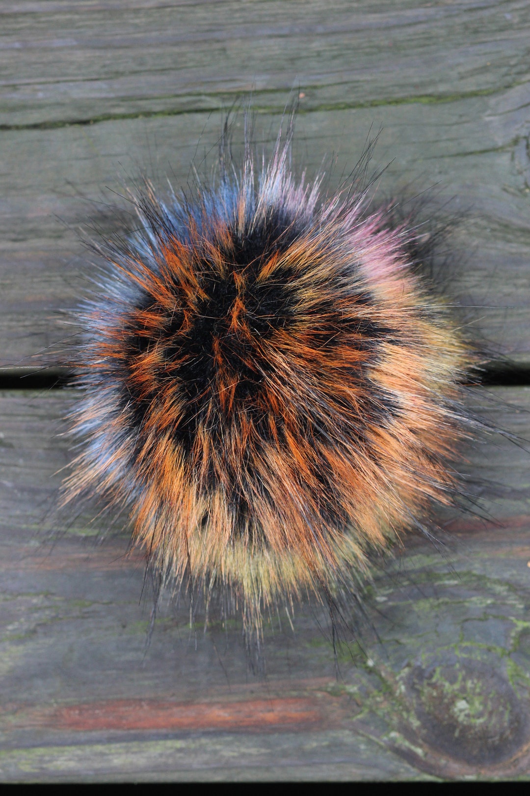 Luxury Pom Pom, Faux Fur Pom Pom, Rainbow Pom Pom, Multicolred Pom Pom ...