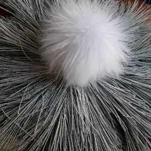 Faux Fur Pom Pom, Fur Pom Pom. White Pom Pom, White Faux Fur Pom Pom ...