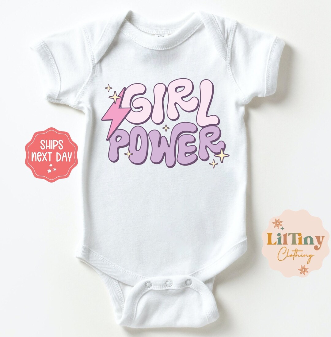 Girl Power Baby Onesie®: Organic Cotton Bodysuit - Etsy