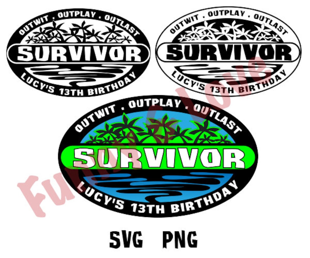 Outwit Outplay Outlast SVG, PNG Download - Etsy Canada