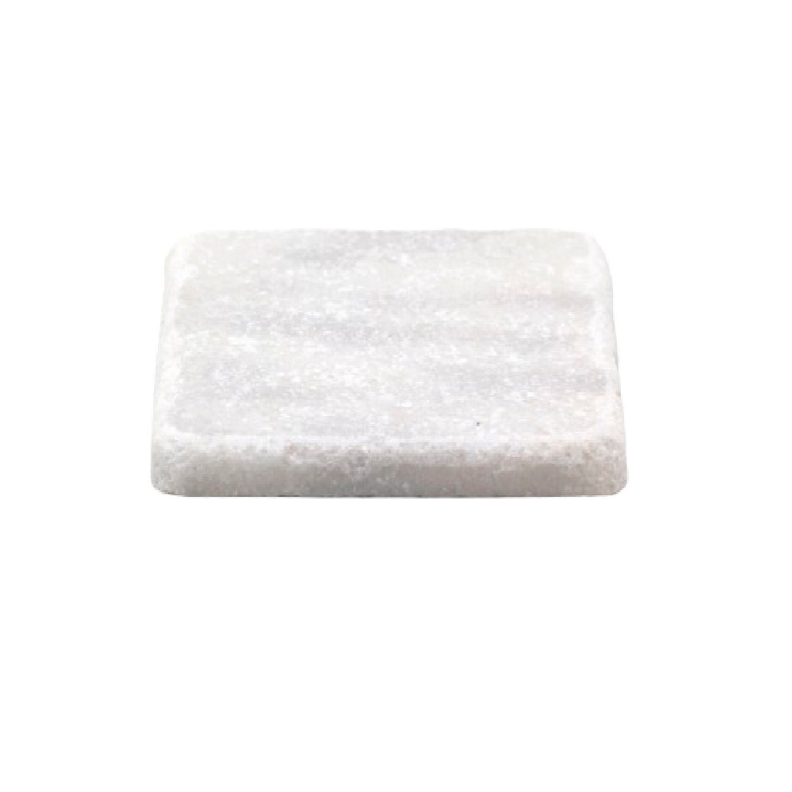 White Marble Tumbled Coaster Set, Square Marble Coasters, Great Gift ...