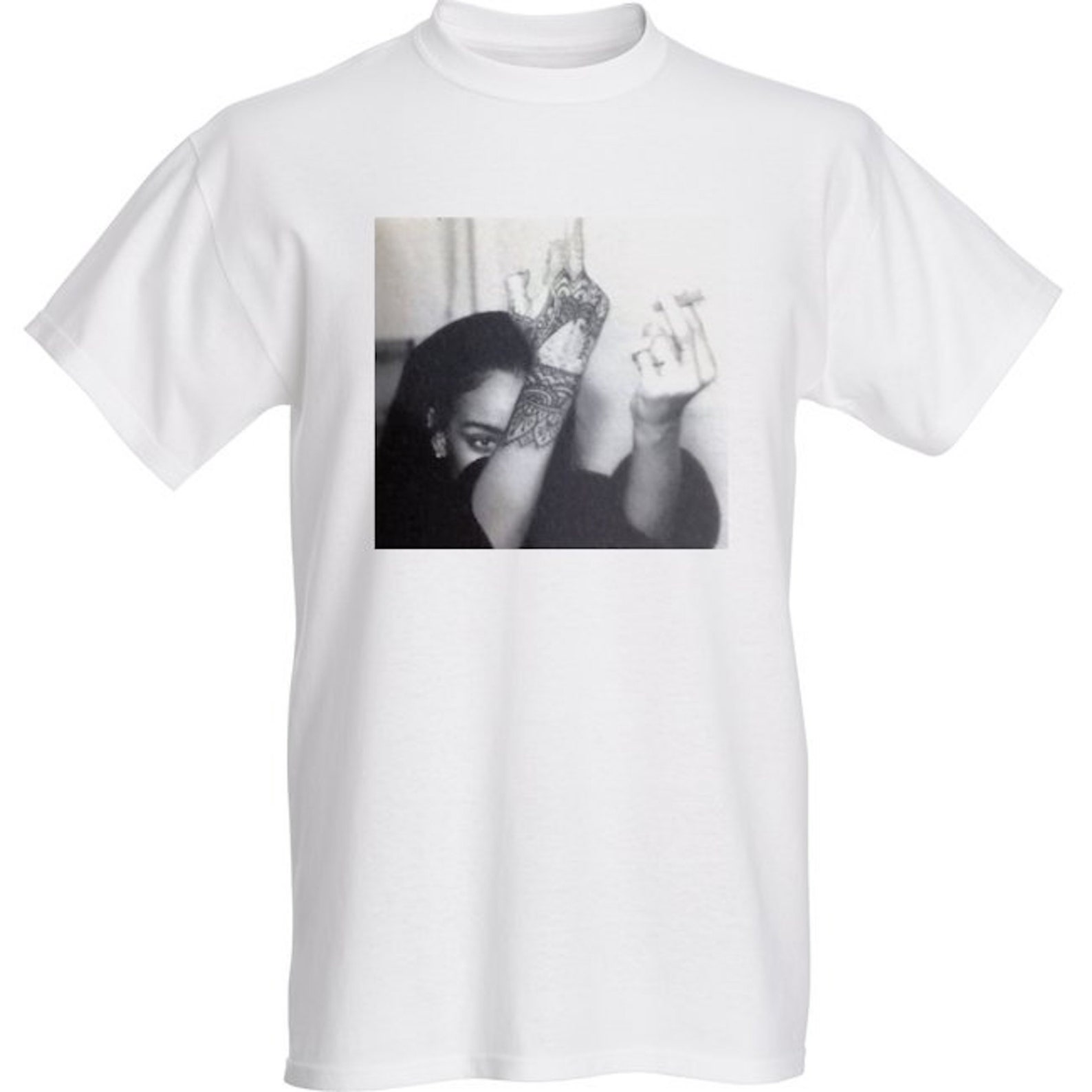Rihanna Middle Finger T-shirt - Etsy