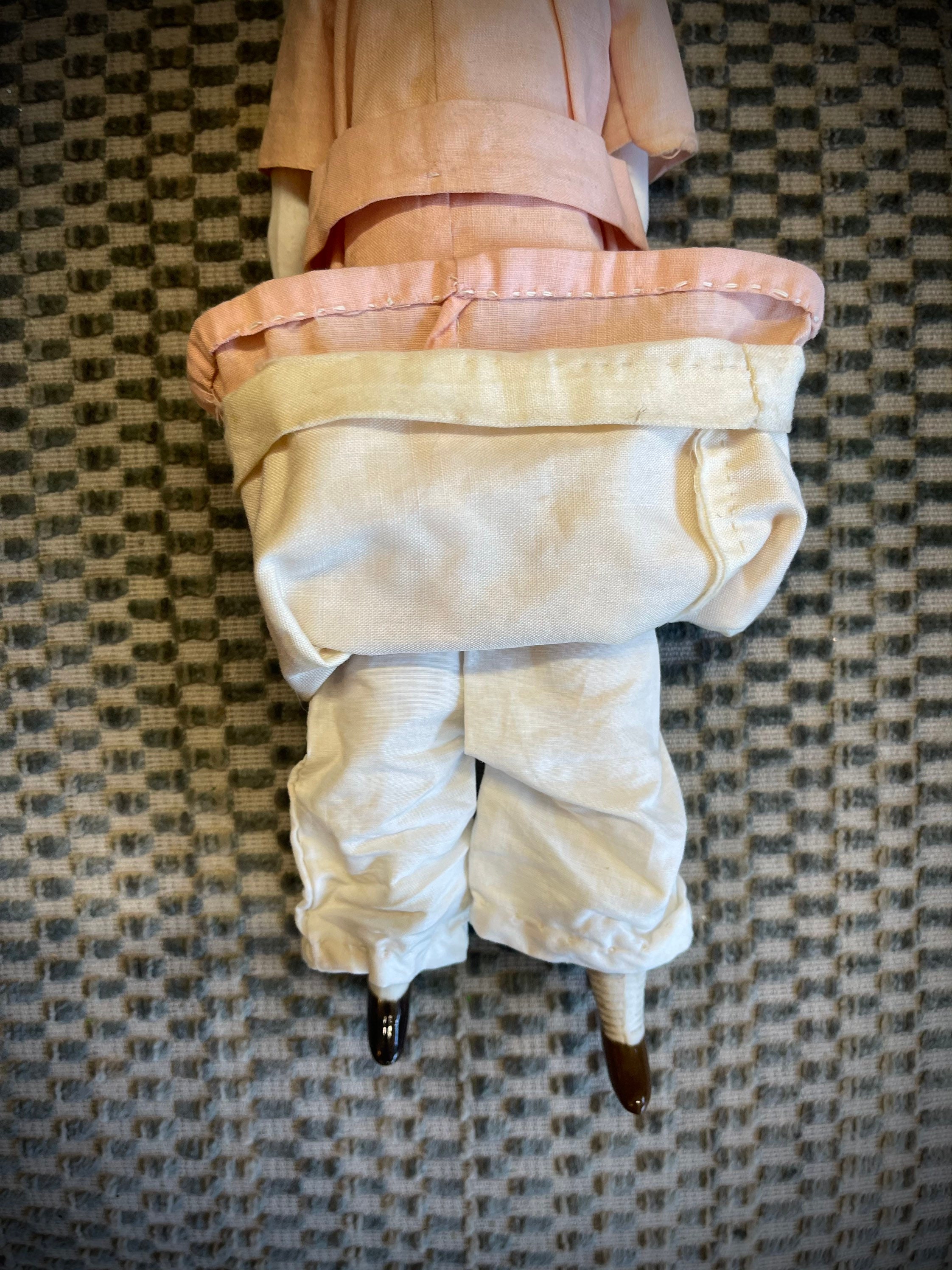 Antique Victorian Pot Doll, English, Handmade C.1880 Porcelain - Etsy