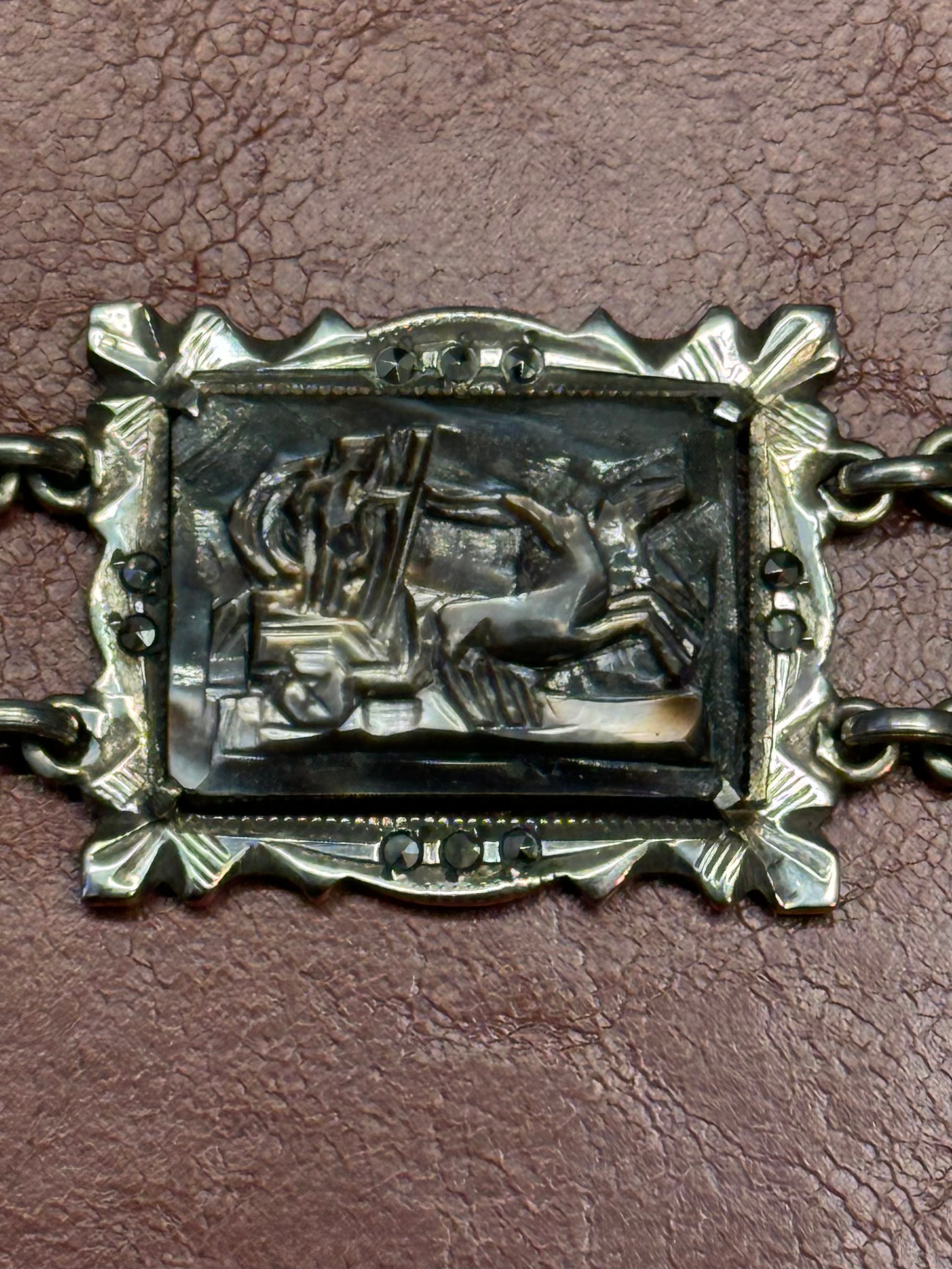 Antique Days of the Week Braclet Showing Gods and Goddess Pulled by ...