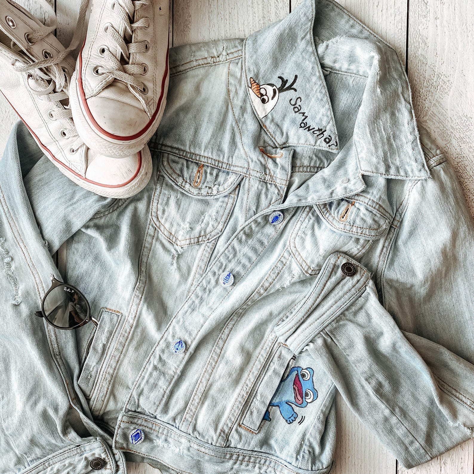 Disney Denim Jacket - Etsy