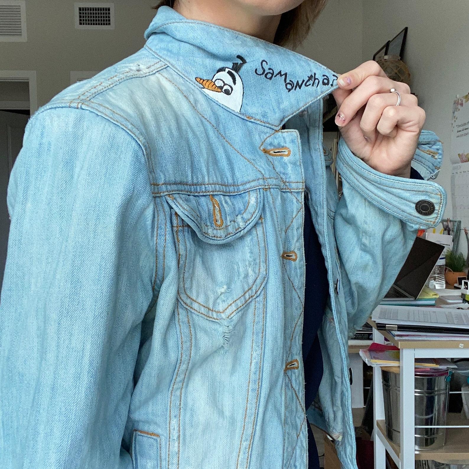 Disney Denim Jacket - Etsy
