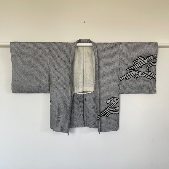 Japanese traditional Vintage Jacket "HAORI" // Hand… - Gem