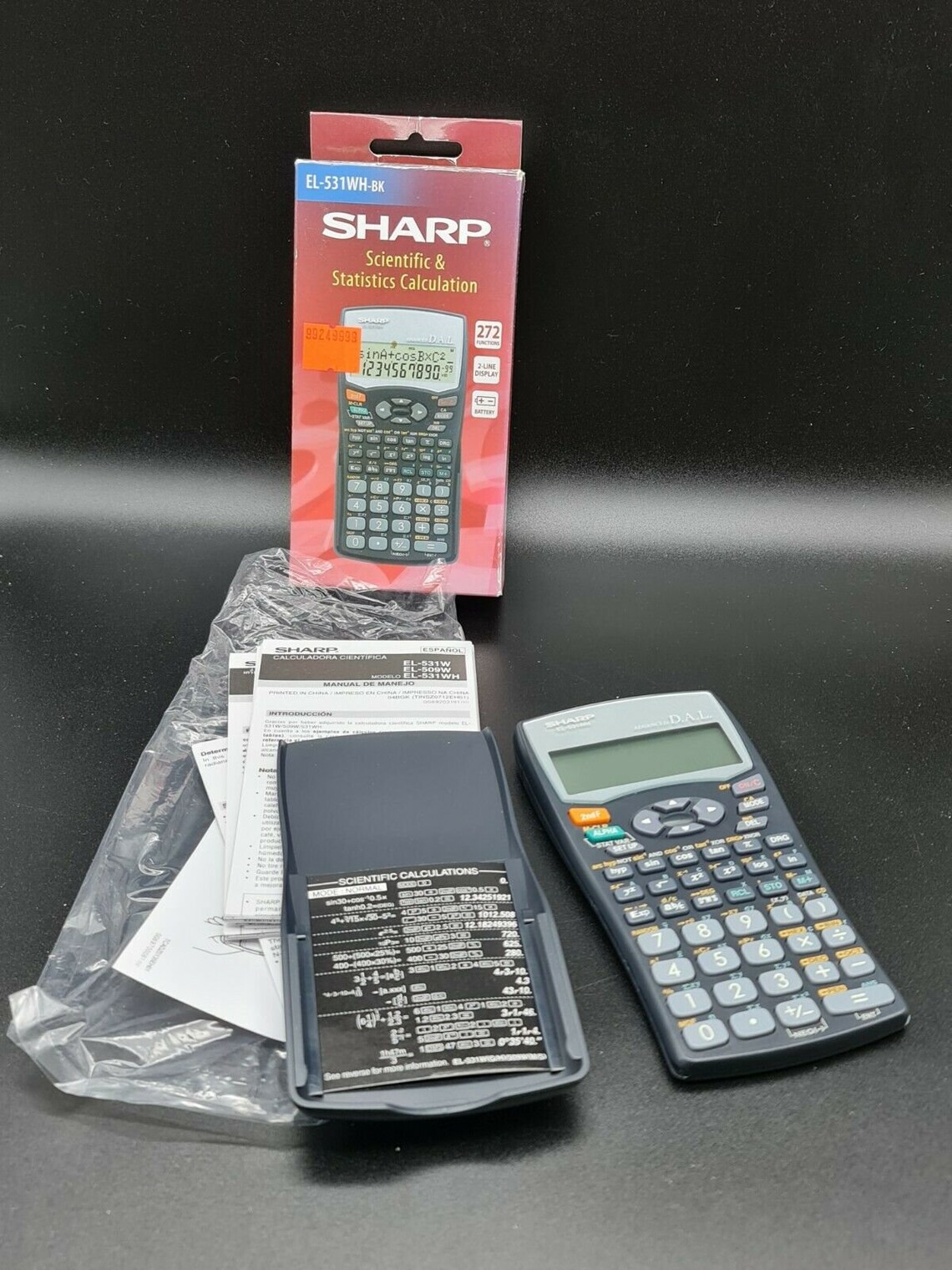 Vintage Sharp EL-531 Scientific & Statistics Calculator Boxed | Etsy UK