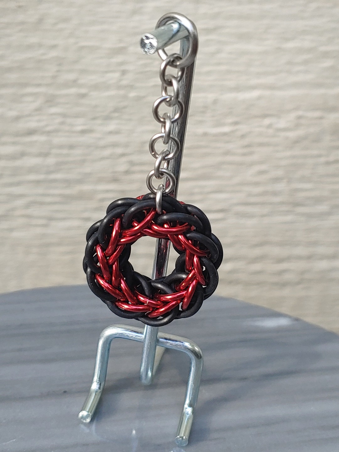 Pegasus Dwarf (red) - Chainmail Keychain - Etsy