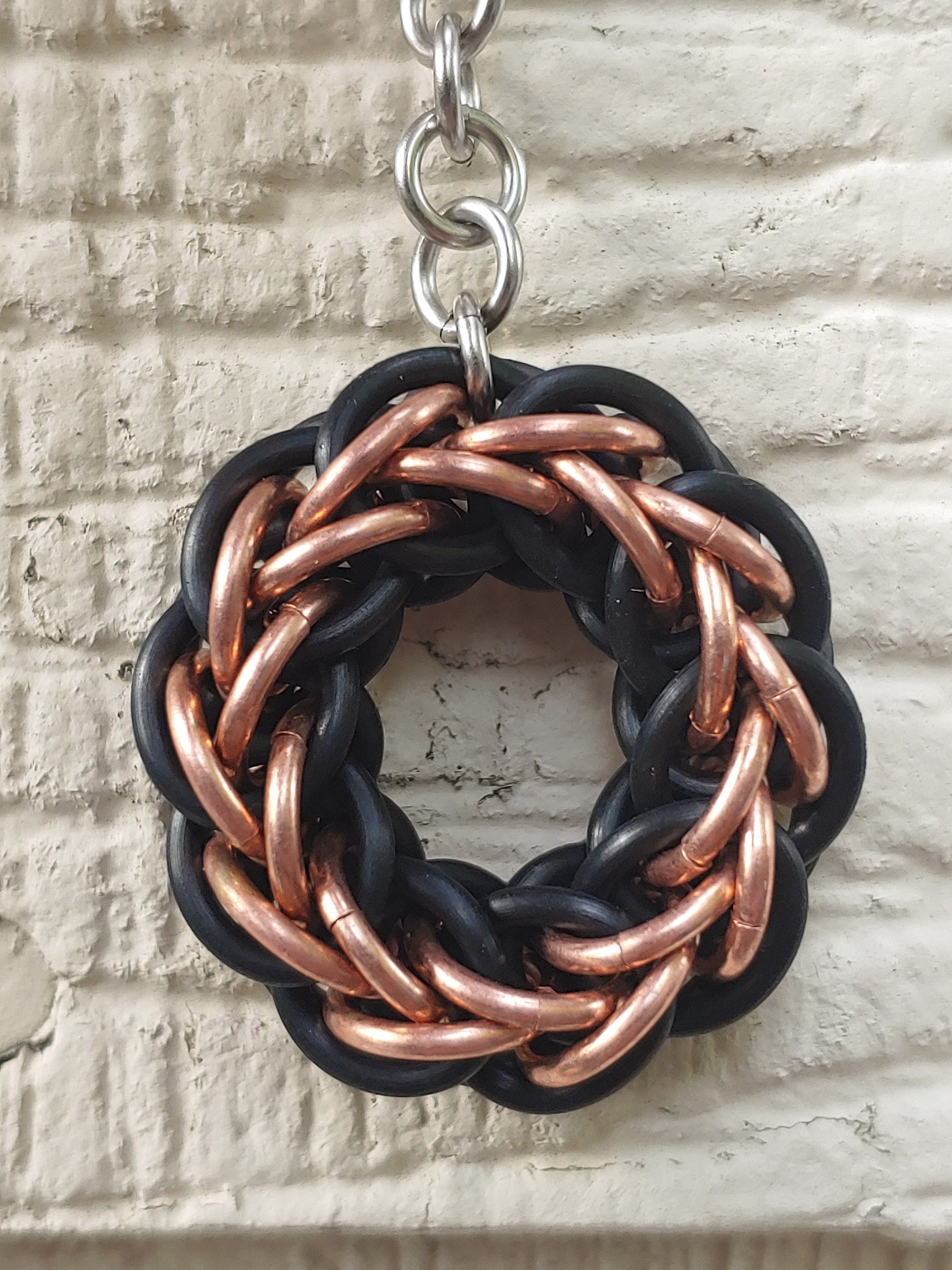 Pegasus Dwarf copper Chainmail Keychain - Etsy