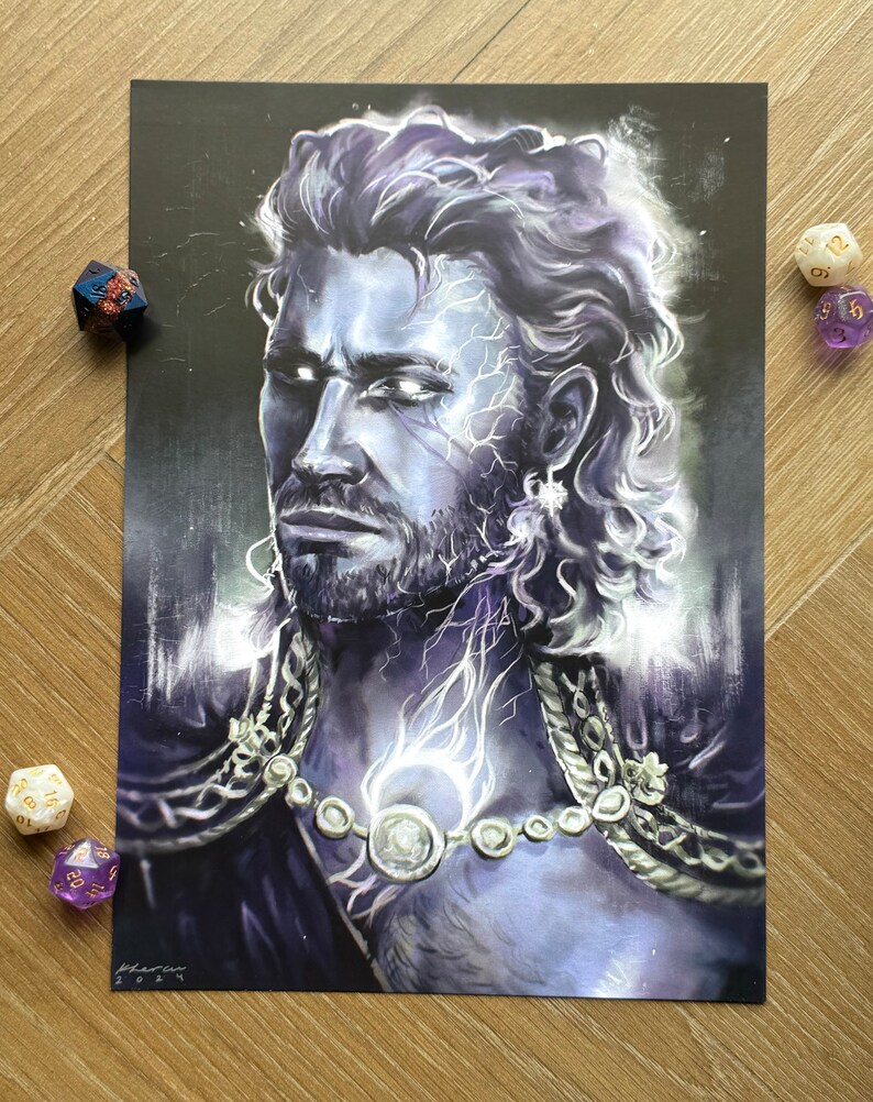 God of Ambition Gale A4 Print - Etsy God of Ambition Gale A4 Print - Etsy