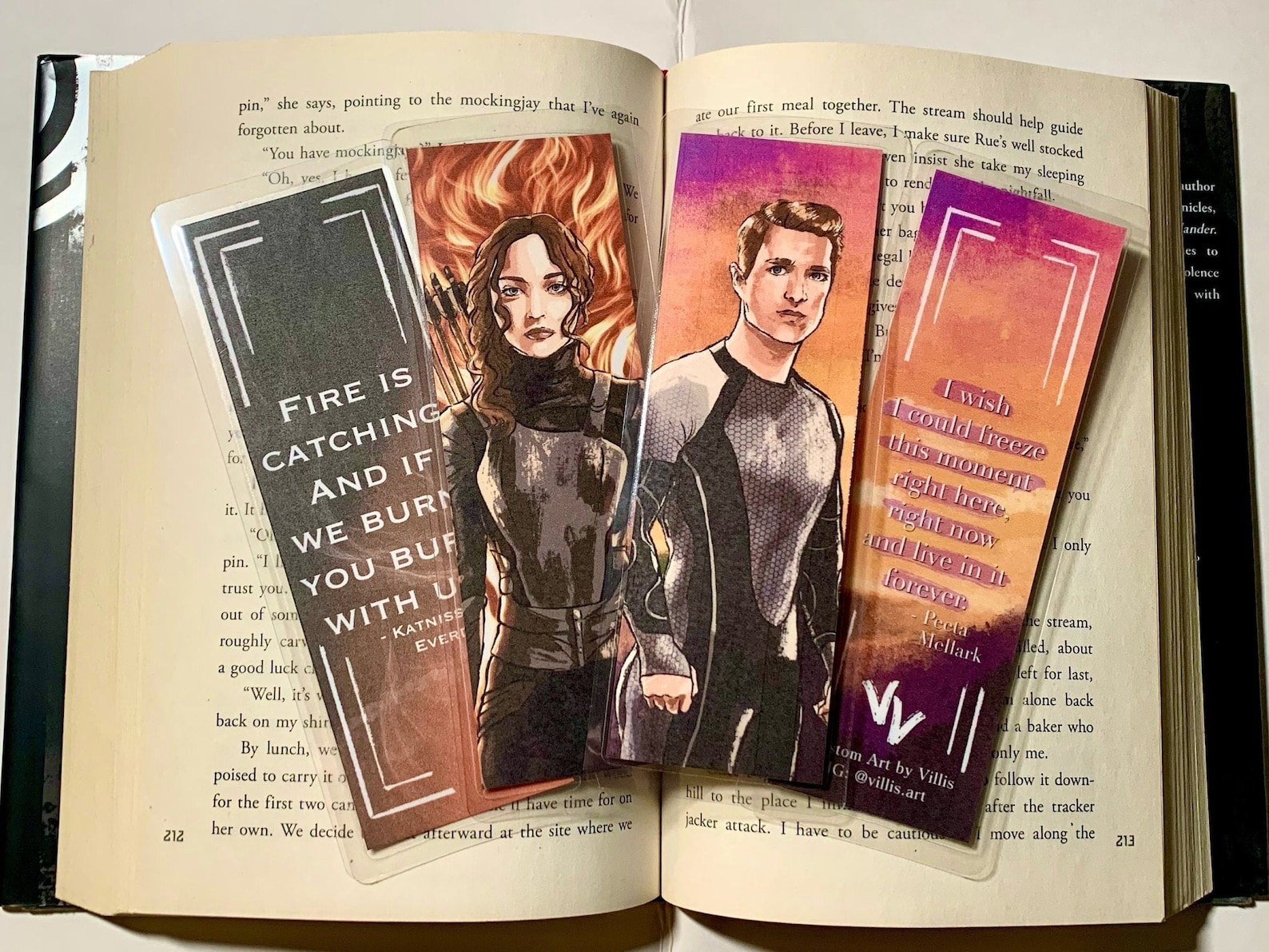 Hunger Games Bookmark Literature Booklover Katniss | Etsy