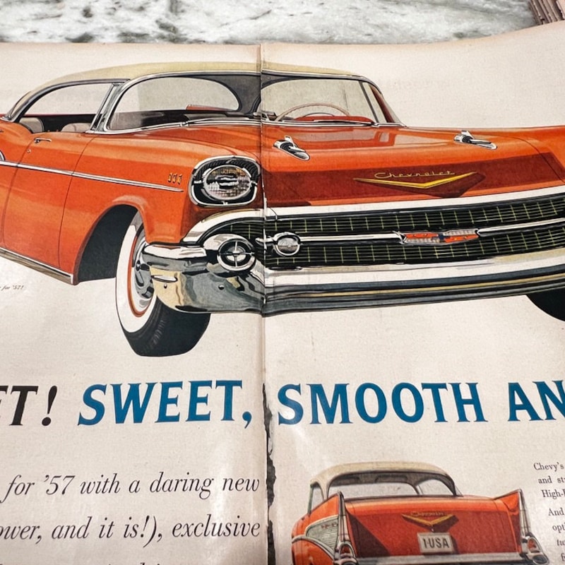 Chevrolet Car Ads - Etsy