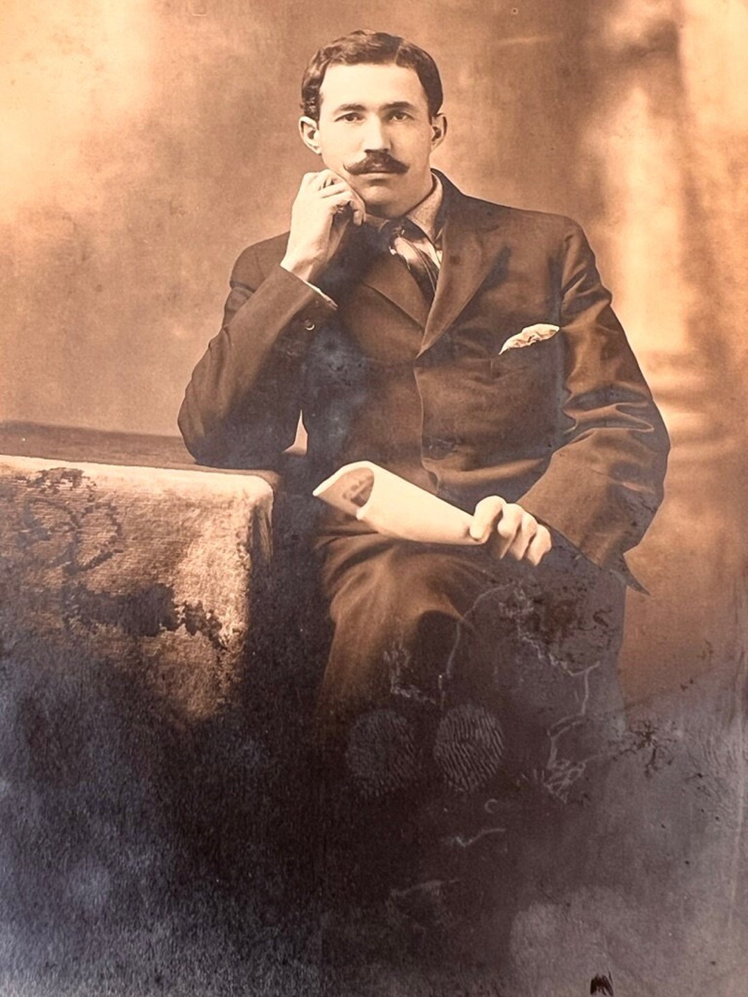 Vintage Photograph 1900s Handsome Gentlemen - Etsy