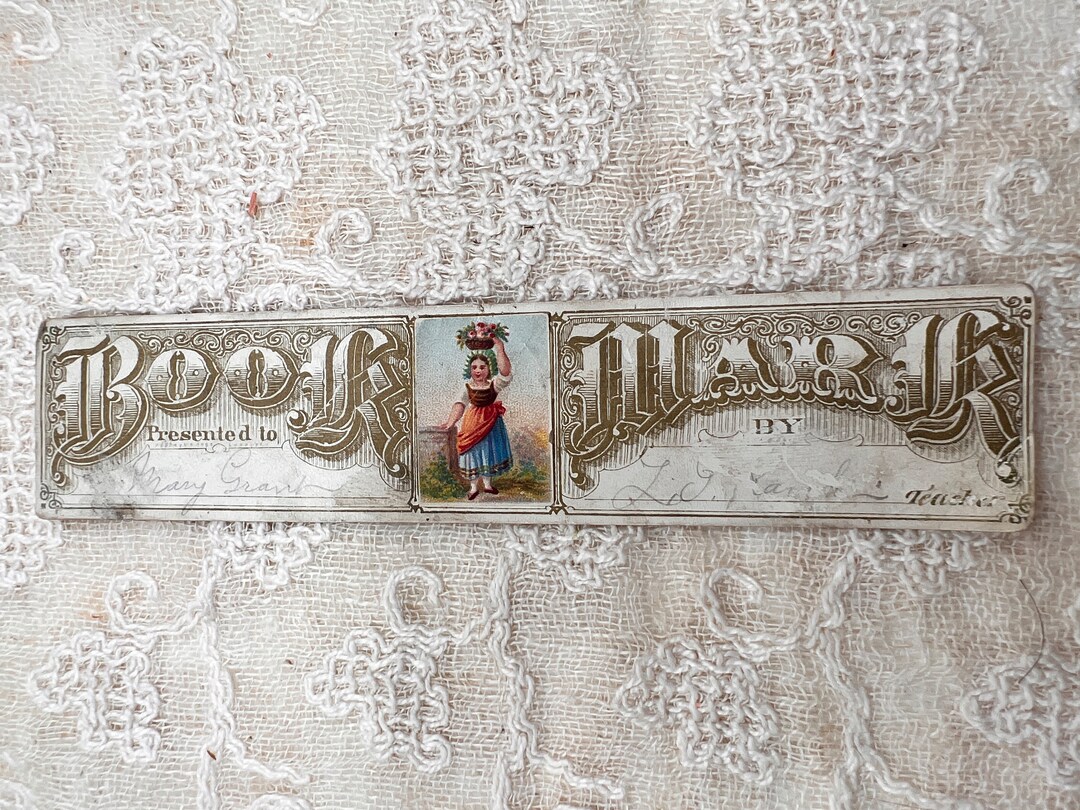 Antique Book Mark Award Student Award - Etsy