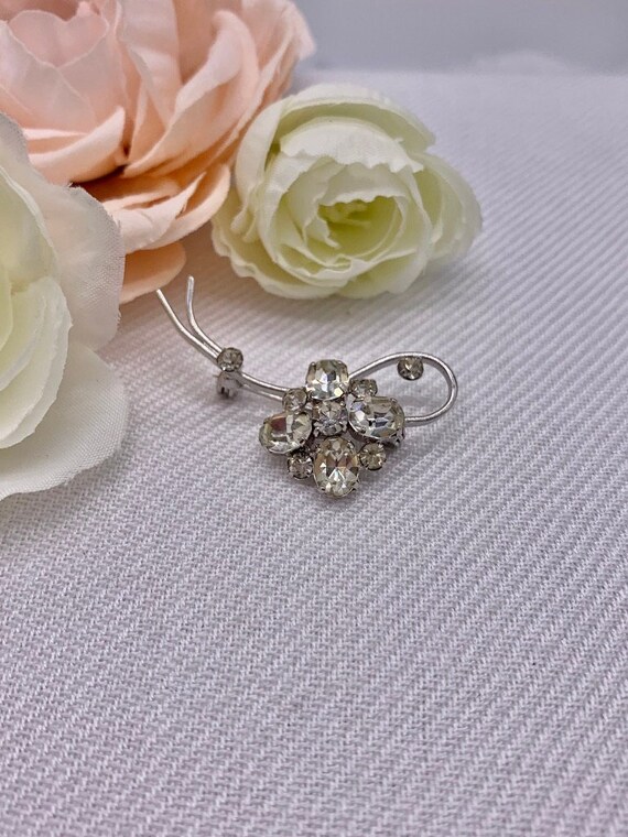 Vintage Crystal Pin Gem