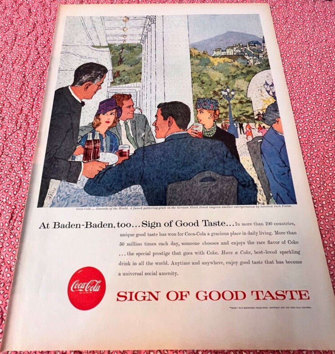Vintage Coca Cola Coke 1950s Life Magazine 10.5" X 14" - Etsy