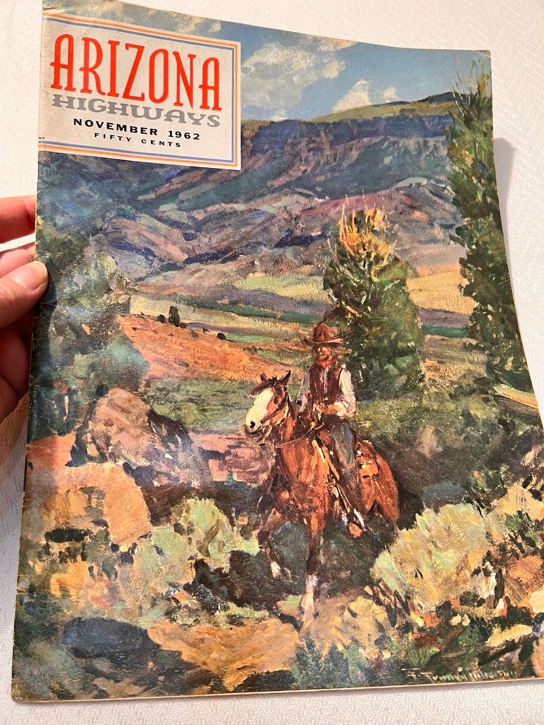 Vintage Arizona Highways Magazine November 1962 9x12 - Etsy