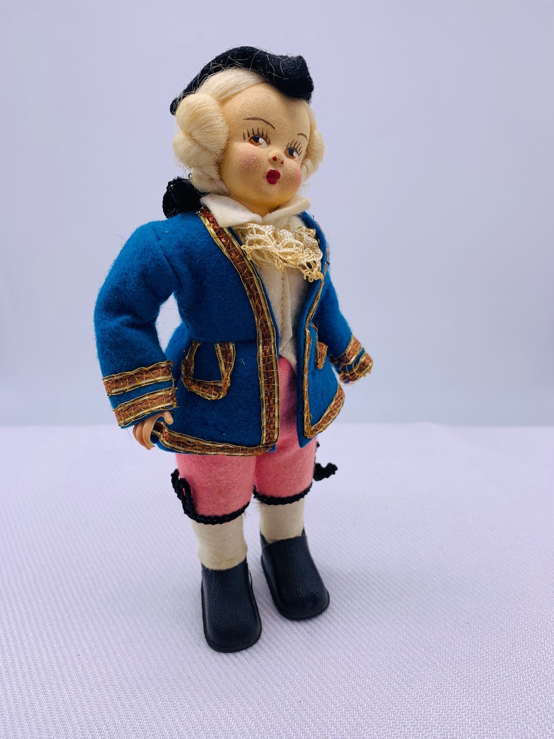 Rosy Doll Made in Italy Handmade Courtier Doll Italian Miniature Doll ...